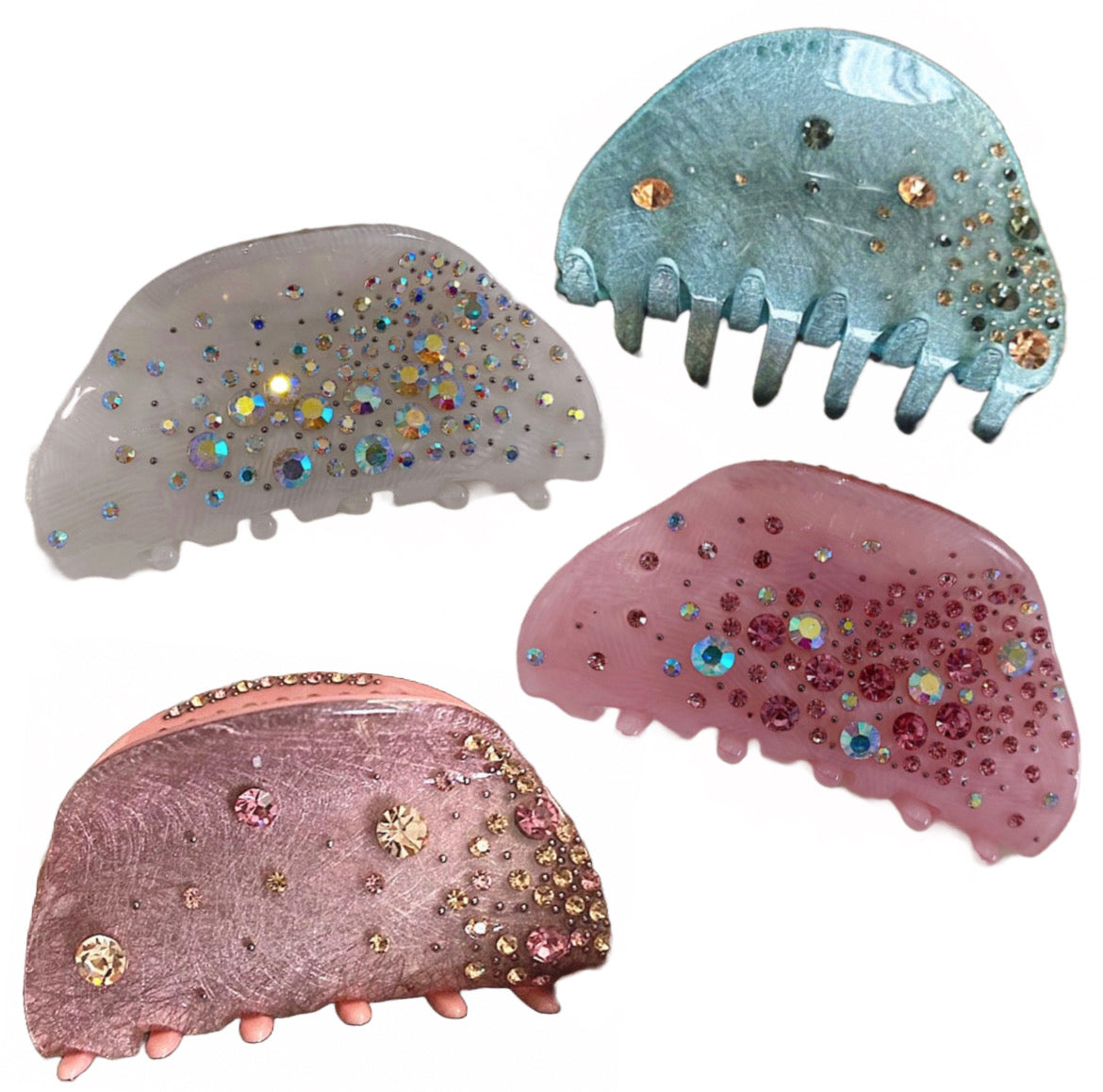 Gemstone Glamour Claw Clips – LUXURY BY LEXI